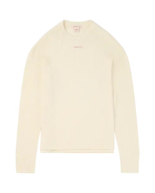 AMUNDSEN Hero's Hide Crew Neck - Natural