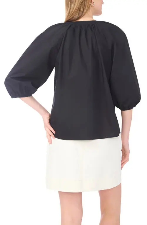 Vince Camuto Raglan Puff-sleeve Top