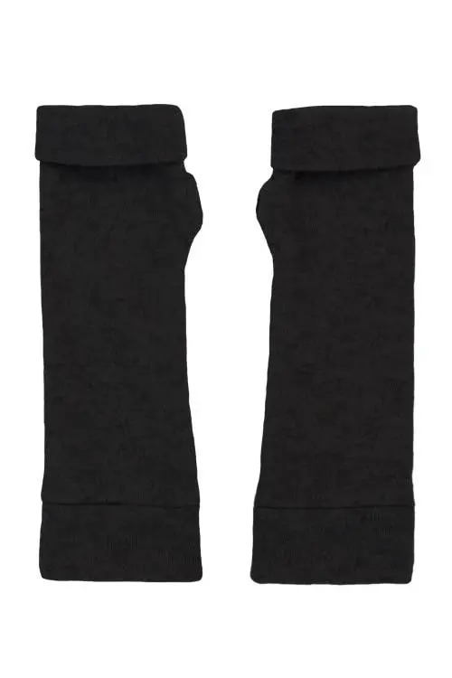 CELTIC & CO. Cashmere Fingerless Gloves - Black
