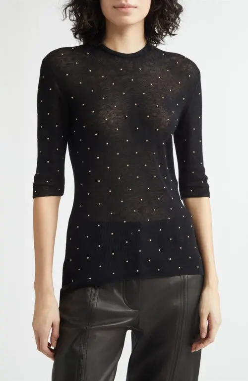 Rabanne Studded Wool Sweater
