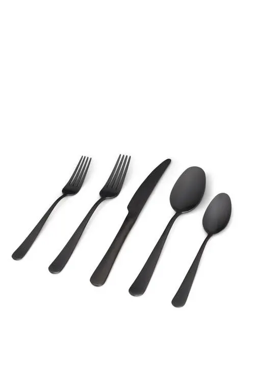 FABLE HOME Flatware Set - Matte Black