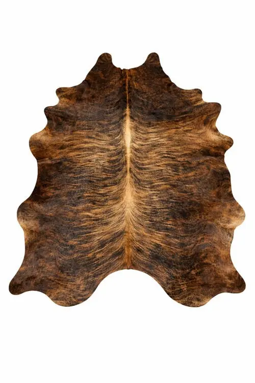 RHACAM Eco Hides Rh Rugs Cowhide Rug 8'3" × 6'2" - Brindle