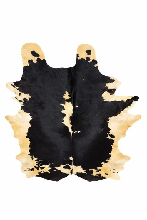 RHACAM Eco Hides Rh Rugs Audrey Cowhide Rug 8'6" × 6'11" - Black And White