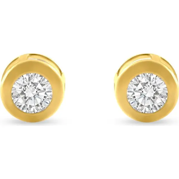 BLISS DIAMOND 501.75 Ct Tw Diamond Stud Earrings In 14k Gold - Yellow Gold - .50ct