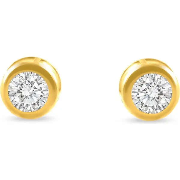 BLISS DIAMOND 501.75 Ct Tw Diamond Stud Earrings In 14k Gold - Yellow Gold - 1ct
