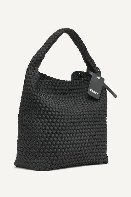 Dkny Giselle Hobo - Black/silver