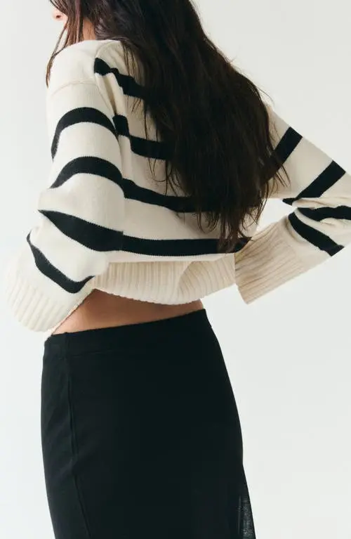 Mango Castello Stripe Sweater