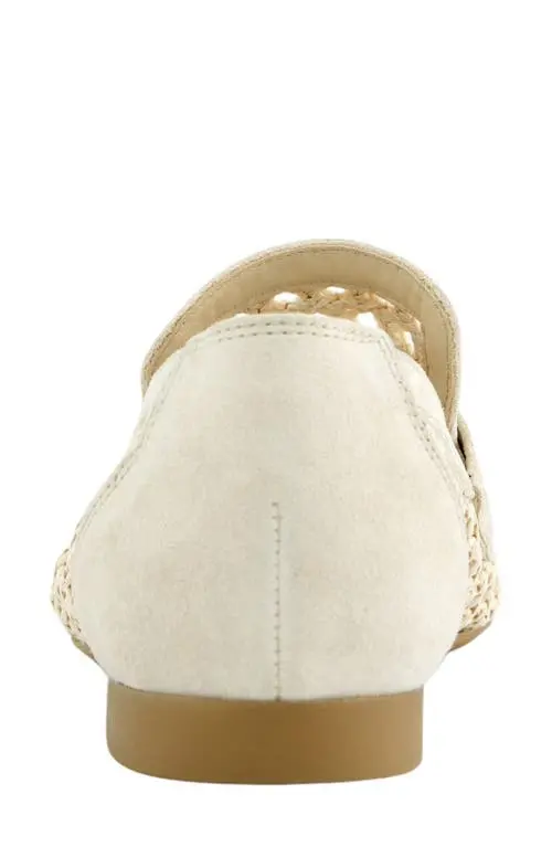 Paul Green Delta Woven Loafer - Nature Shell Diva Soft Suede
