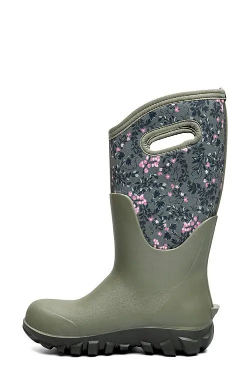 Bogs Classic Seamless Tall Rain Boot - Olive Multi