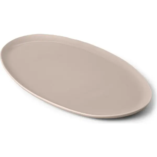 FABLE HOME Oval Serving Platter - Desert Taupe