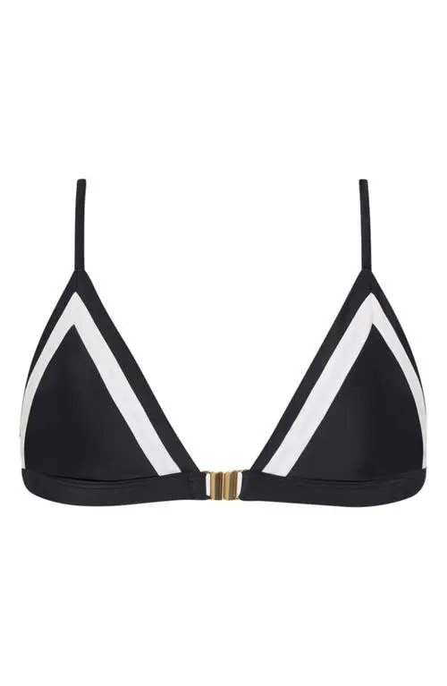 MILLY Positano Colorblock Bikini Top