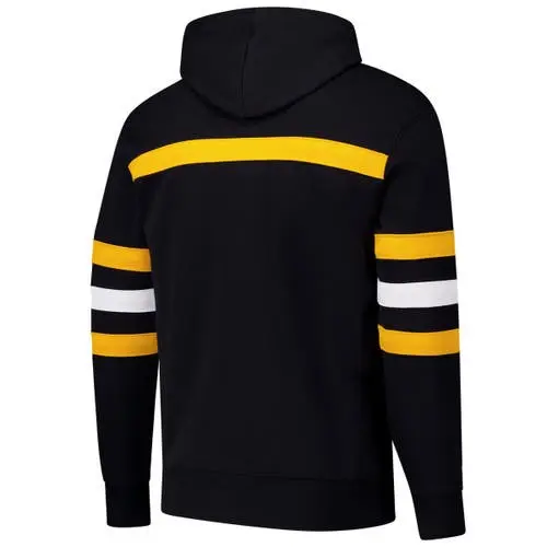 Mitchell & Ness Pittsburgh Penguins Head Coach Slogan Pullover Hoodie