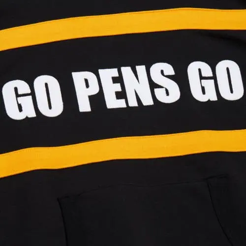 Mitchell & Ness Pittsburgh Penguins Head Coach Slogan Pullover Hoodie