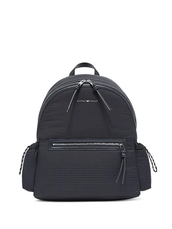 Emporio Armani Nylon Backpack - Black