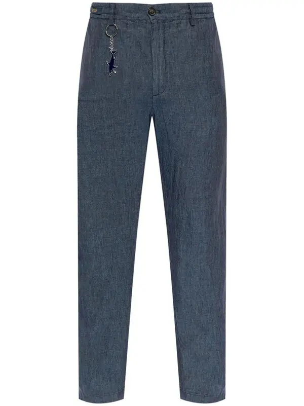 Paul & Shark Linen Trousers - Blue