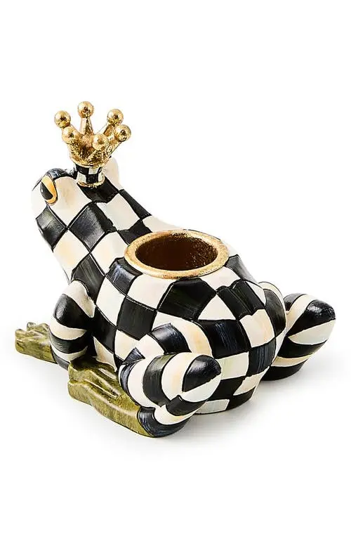 MACKENZIE-CHILDS Frog Prince Candleholder