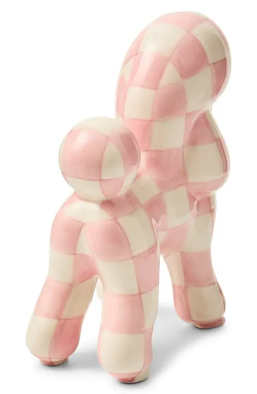 MACKENZIE-CHILDS It's All About The Bow Ceramic Poodle