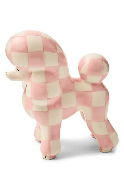 MACKENZIE-CHILDS It's All About The Bow Ceramic Poodle