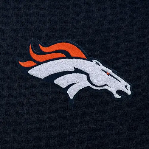 ANTIGUA Denver Broncos Victory Chenille Pullover Hoodie