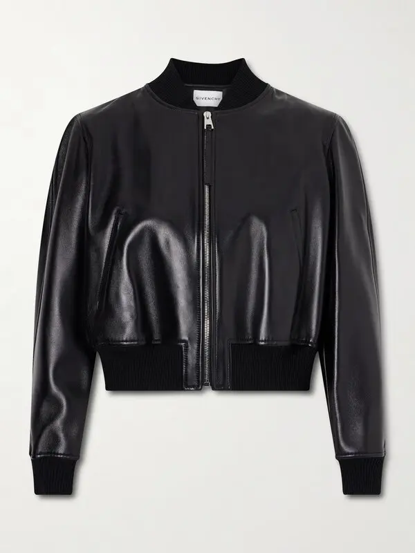 Givenchy Leather Bomber Jacket