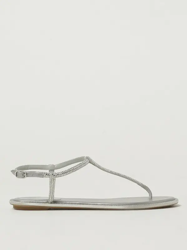 Rene Caovilla Heeled Sandal - Silver
