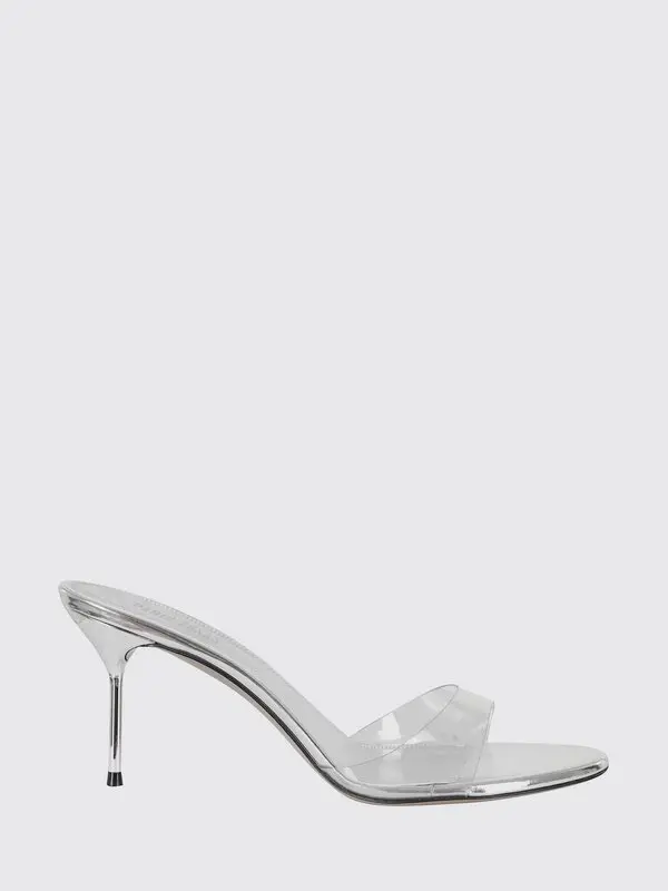 Paris Texas Heeled Sandals - Silver
