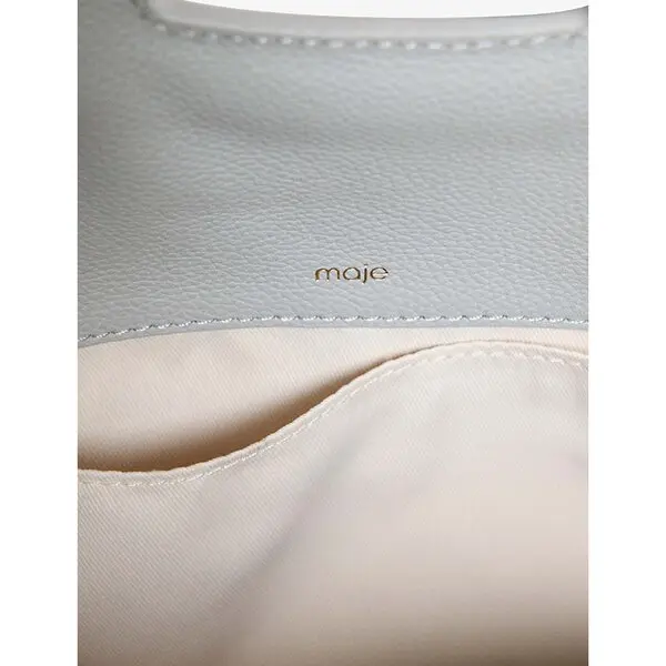 Maje Leather Shoulder Bag