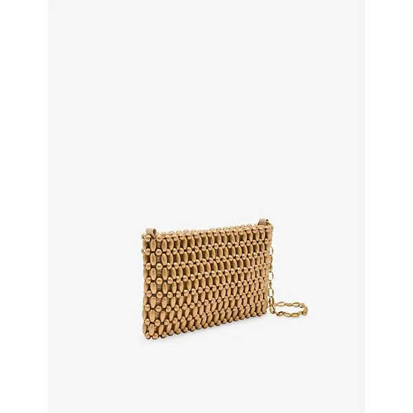 REISS Beatrix Beaded Shoulder Bag