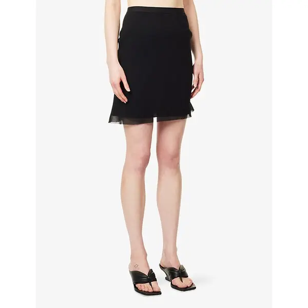Rick Owens Bias-cut Mini Skirt