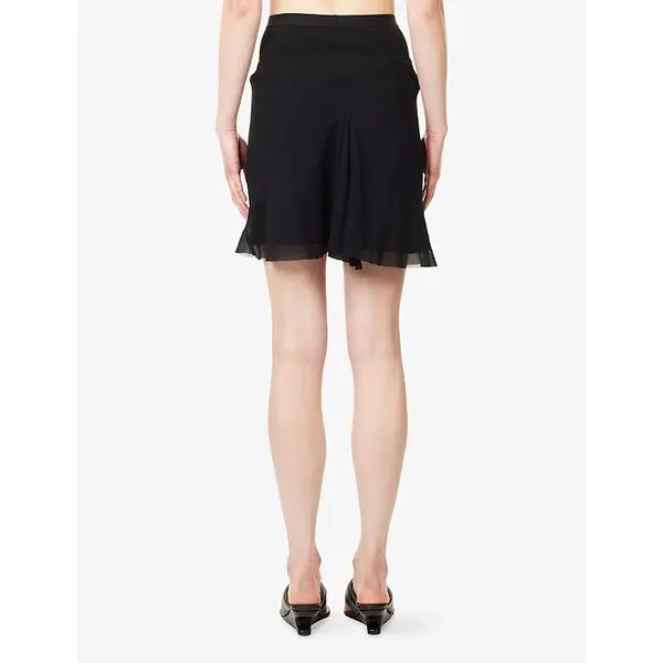 Rick Owens Bias-cut Mini Skirt