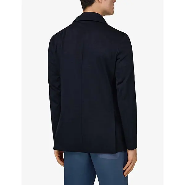 Boggi Milano Regular-fit Wool-blend Sweatshirt Jacket