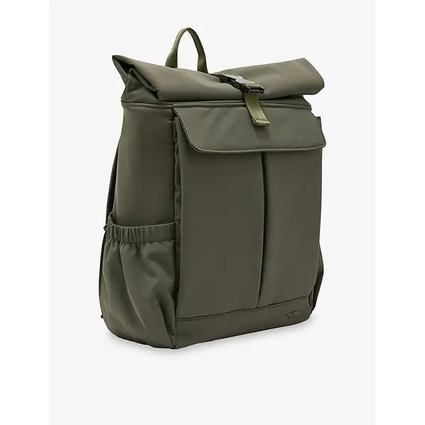 REISS Woven Backpack - Khaki Green