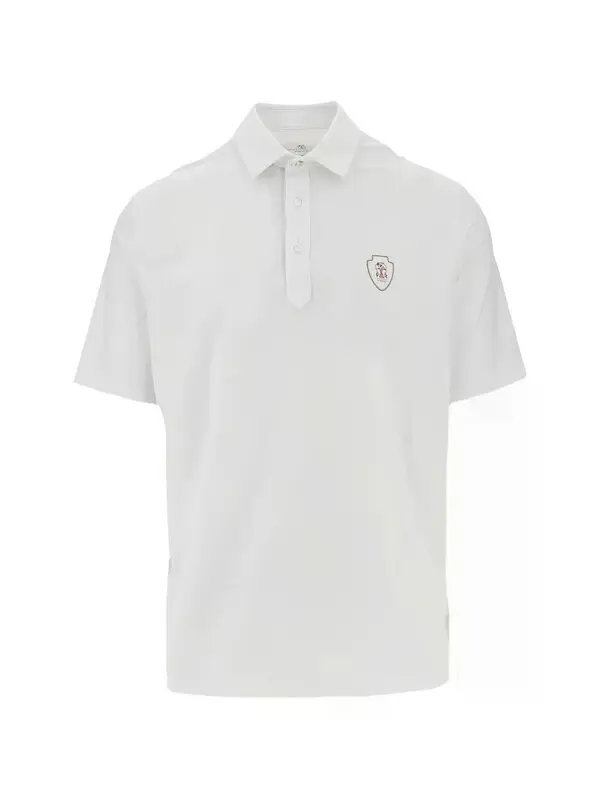 Brunello Cucinelli Logo-patch Polo Shirt