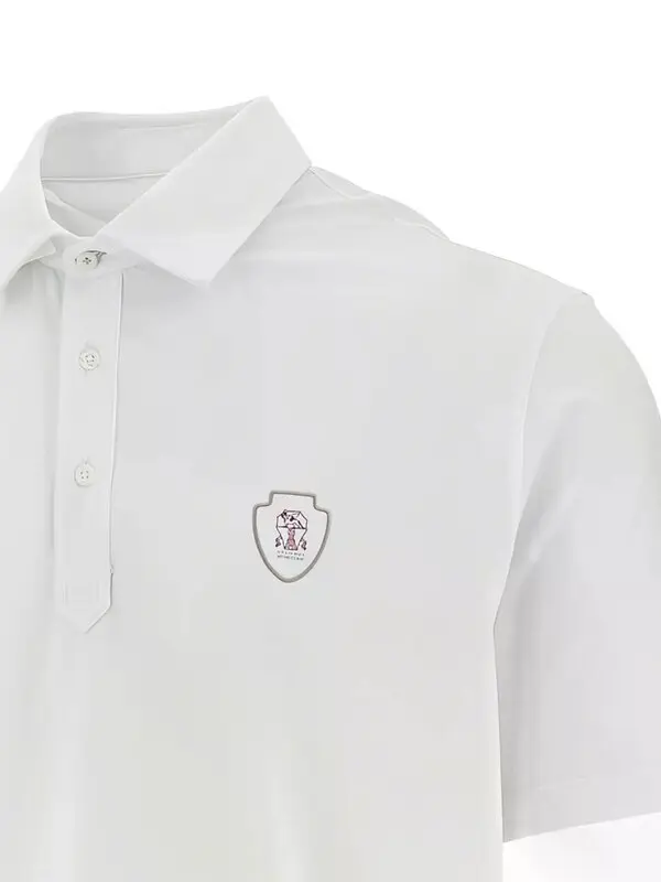 Brunello Cucinelli Logo-patch Polo Shirt