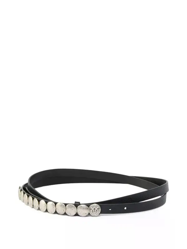 Pinko Studded Lambskin Belt