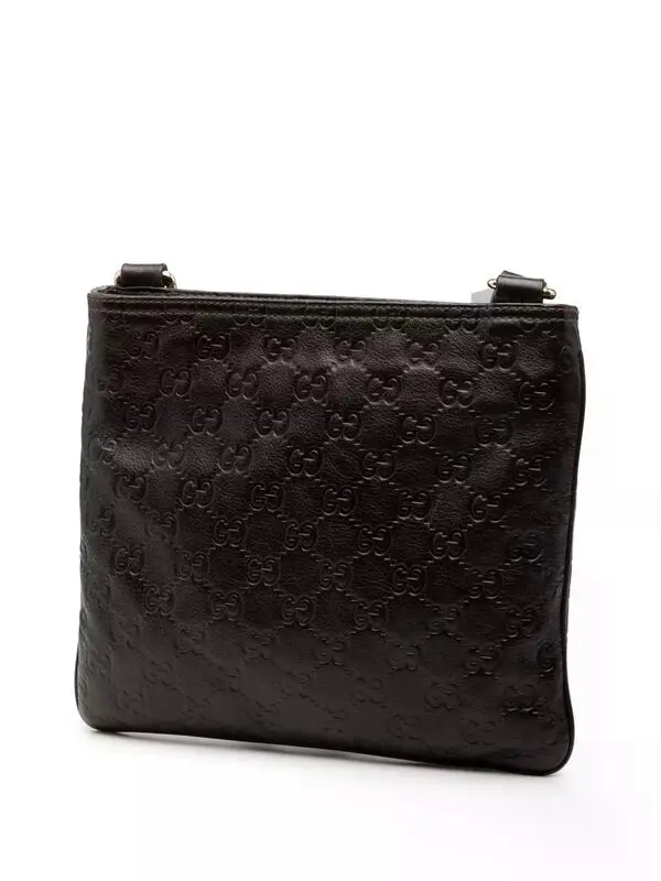 Gucci 2000-2015 Ssima Crossbody Bag - Brown
