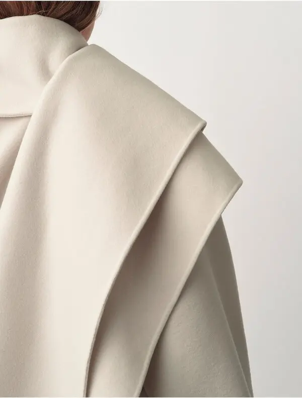 Calvin Klein Double-faced Wool And Cashmere Draped Coat