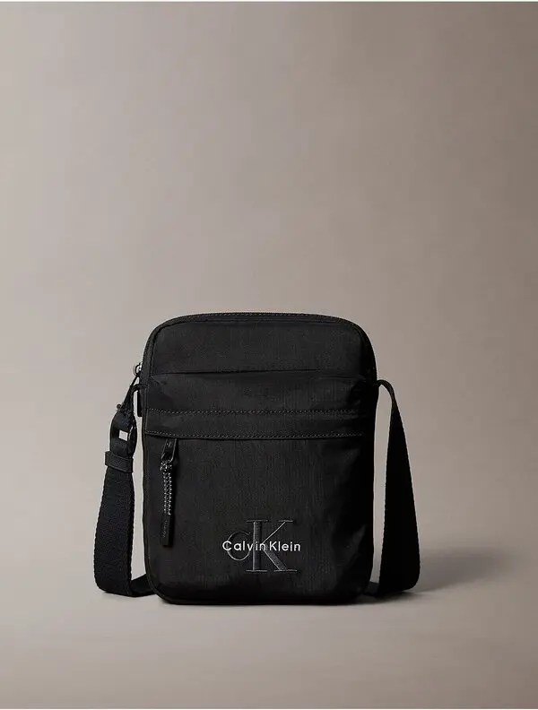 Calvin Klein Monologo Reporter Bag - Black