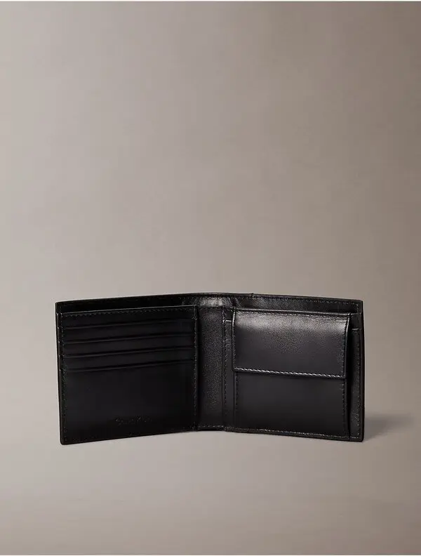 Calvin Klein Raised Logo Bifold Wallet With Coin Pouch