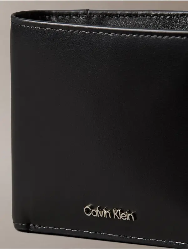 Calvin Klein Raised Logo Bifold Wallet With Coin Pouch