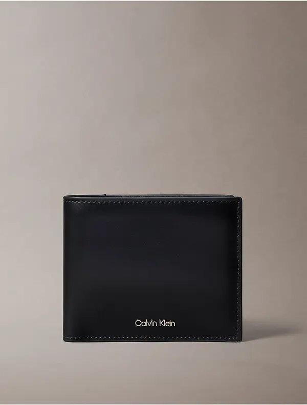 Calvin Klein Raised Logo Bifold Wallet With Card Case
