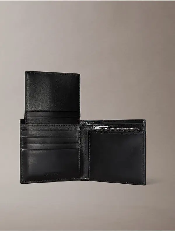 Calvin Klein Raised Logo Bifold Wallet With Card Case