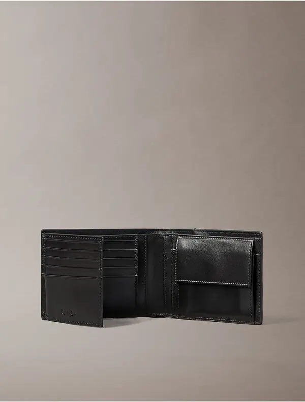 Calvin Klein Raised Logo Trifold Wallet