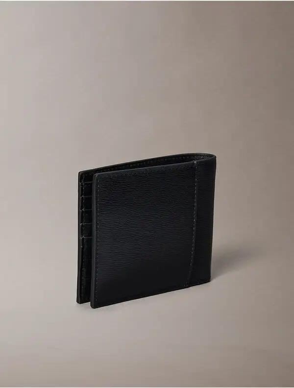 Calvin Klein Emblem Logo Bifold Wallet With Coin Pouch