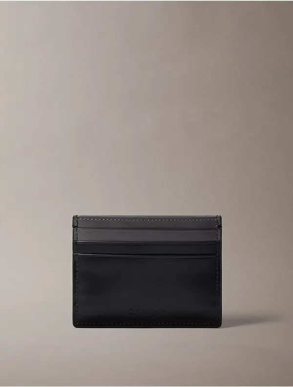 Calvin Klein Embossed Monologo Card Case