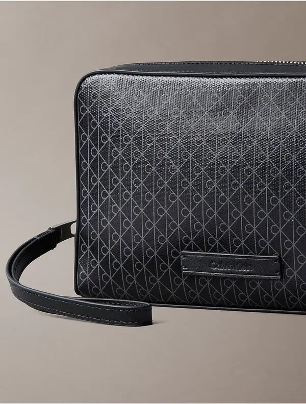 Calvin Klein Allover Emblem Logo Pouch