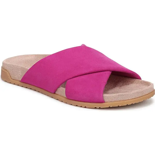 Vionic Etna Crossover Slide Sandal - Rose Violet