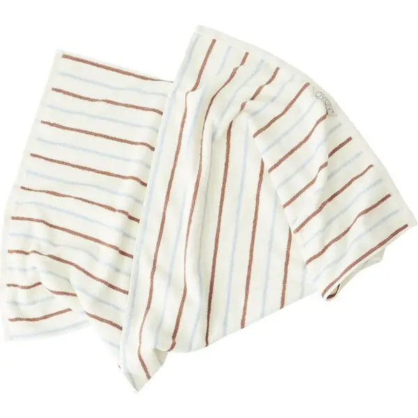 OYOY Raita Towel - Caramel/ice Blue
