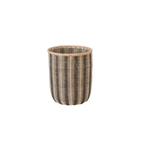 OYOY Striped Storage Basket - Black/nature