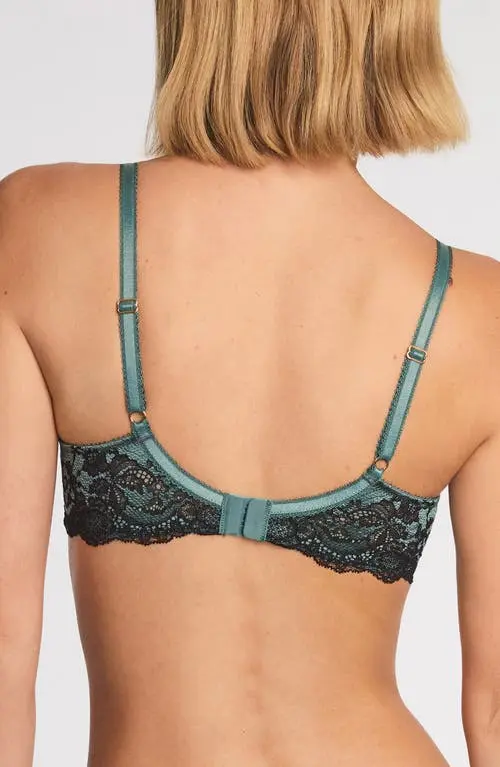 Wacoal Modern Affair Underwire T-shirt Bra - Silver Pine/black